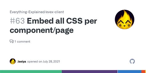 embed all css per component page · issue 63 · everything explained