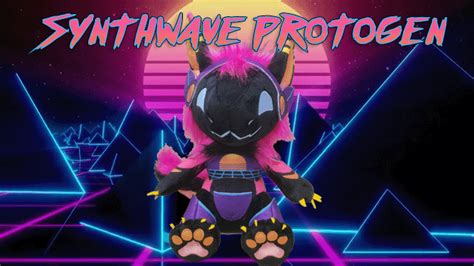 Synthwave Protogen Plush Corgibeans