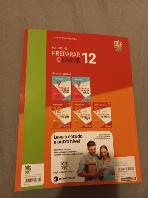 Livro Preparação Para Exame 12 Ano De Português Quinta Do Conde • Olx