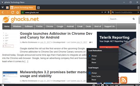 Control Animations In Vivaldi GHacks Tech News