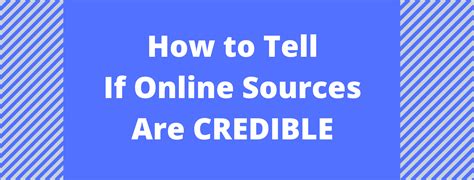 How To Tell If Online Sources Are Credible Middlesex Public Library