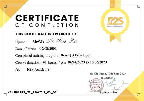 Học Viên R2s Academy