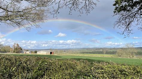 Rainbow Field Countryside Free Photo On Pixabay Pixabay