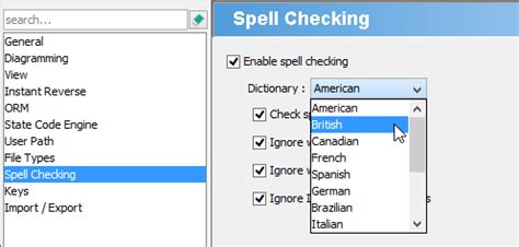 Using Spell Checking In Visual Paradigm