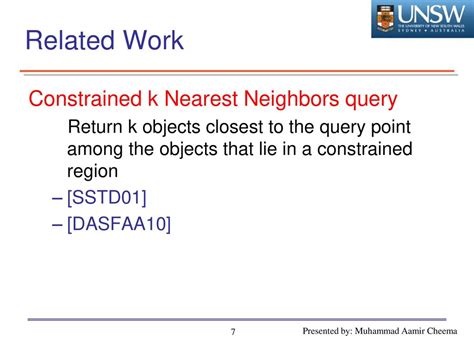 A Unified Algorithm For Continuous Monitoring Of Spatial Queries Ppt