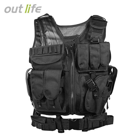 Outlife Camouflage Hunting Vest Multi Pockets Military Tactical Vests