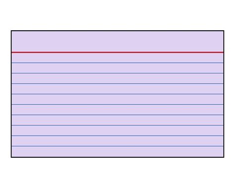 Colored Index Card Clipart Index Card Image Index Card Png