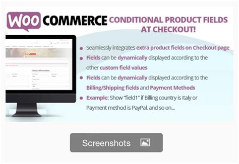 woocommerce conditional product fields at checkout plugin brasil