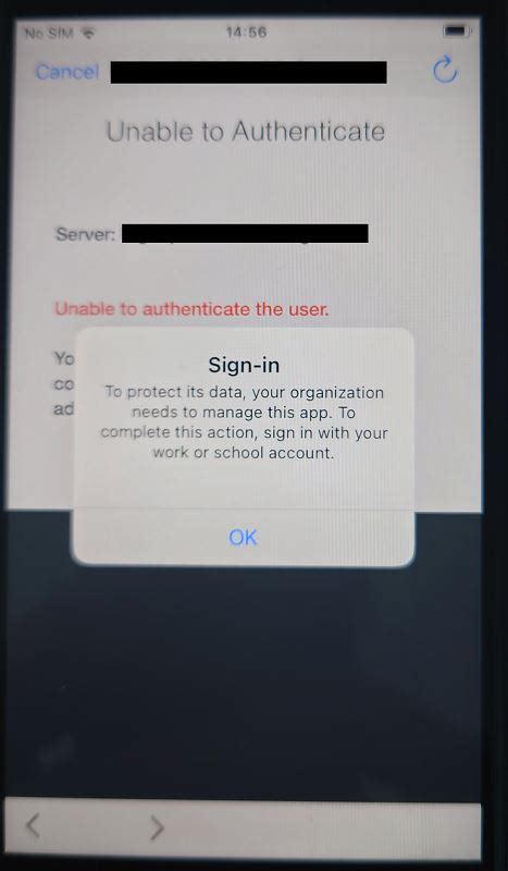 wrapped applications are not using the authenticator app for brokered
