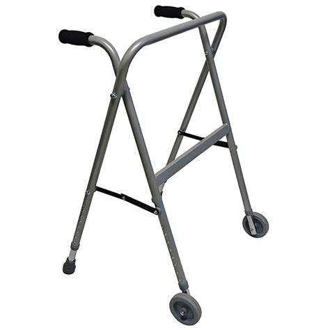 Supply Folding Lightweight Walker Frame With Wheels Wholesale Factory