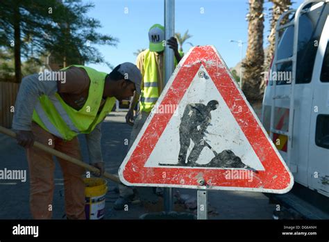 Work In Progress Sign Stock Photo Alamy