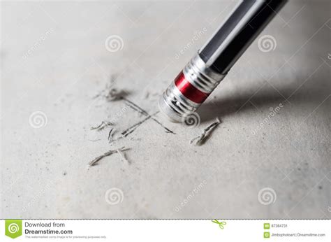 Eraser And Error Concept Stock Image Image Of Idia Learning 87384731