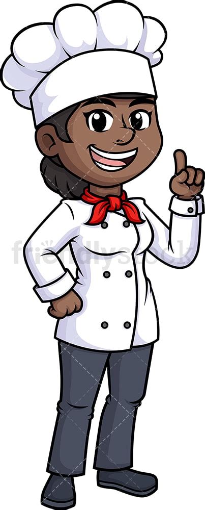 African American Chef Clipart