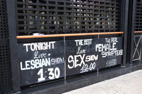 Sex Show Billboard Stock Photo Image Of Show Prostitution 35286768
