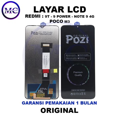 Jual Lcd Xiaomi Redmi T Power Note G Poco M Original Pozi Shopee Indonesia
