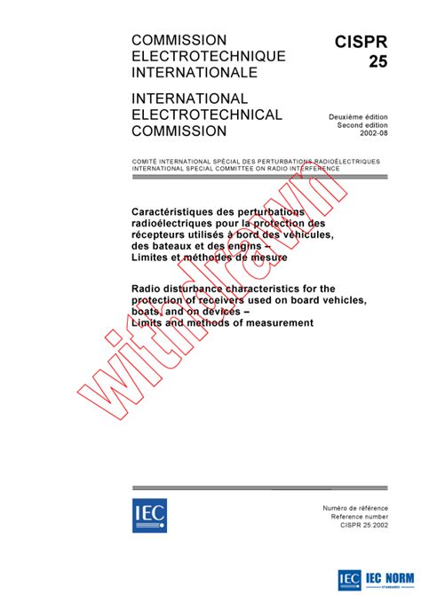 Cispr 252002 Pdf Iec Norm Store Cispr 252002 Pdf Iec Norm Store