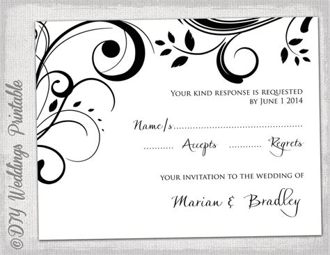 Free Rsvp Templates