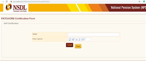 Nps Subscribers Can Self Certify Their Fatca Declaration Online