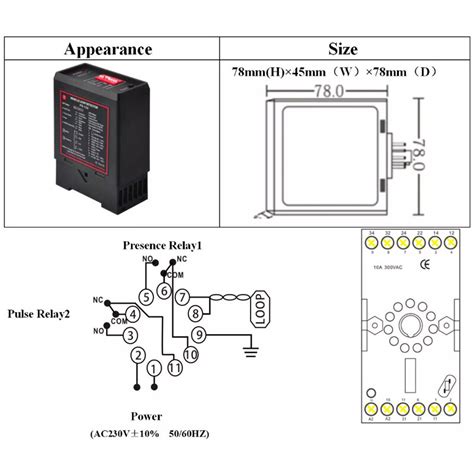 Auto Control Car Park Boom Barrier Wireless Loop Detectors Inductive Vehicle Loop Detector Loop