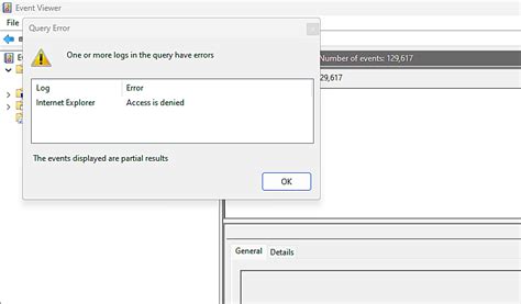 log internet explorer access is denied event id 1108 errors