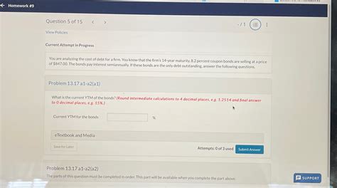 Solved Homework 9question 5 ﻿of 15 1view Policiescurrent