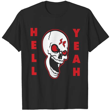 Stone Cold Steve Austin Hell Yeah Skull Graphic T Shirts