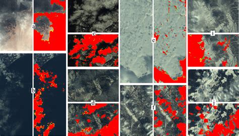 Cloud Detection Results For Different Kinds Of Ground A Desert With