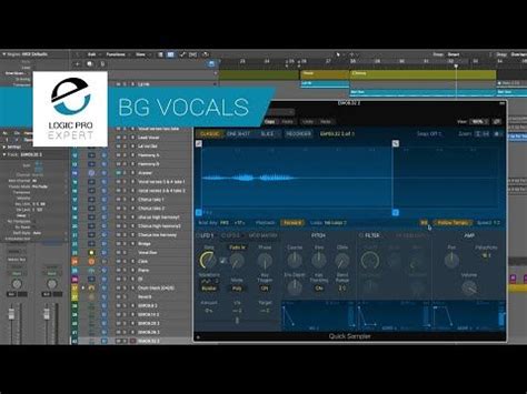 Logic Pros New Drag And Drop Functions Combined With QuickSampler Make Setting Up Sampled