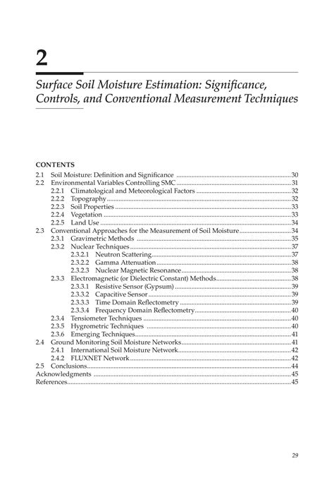 SOLUTION Surface Soil Moisture Estimation Significance Controls And
