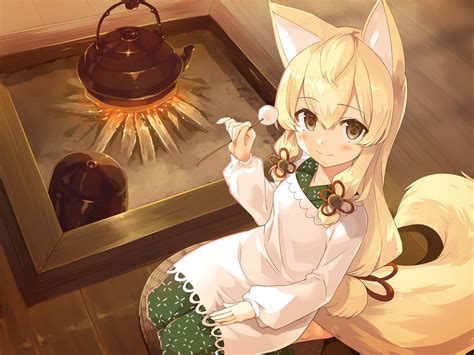 Fox Waifu Wants To Help You Relax Ayakashi Kyoushuutan Rkemonomimi