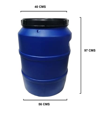 Caneca De 55 Galones Tapa Rosca Ecoreciclajeuniversal 2 Medidas