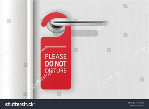 Do Not Disturb Door Template