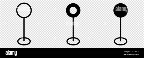 Set Of Location Pin Icons GPS Marker Vector Illustration Stock Vector Image Art Alamy