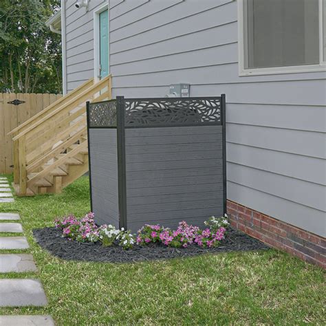 Enclo 4 Ft H X 3 Ft W Nappa Lasercut Woodtek Vinyl Privacy Screen Kit