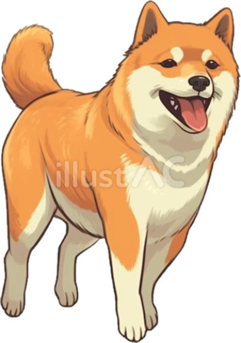 柴犬イラスト No 24036595｜無料イラスト・フリー素材なら「イラストac」