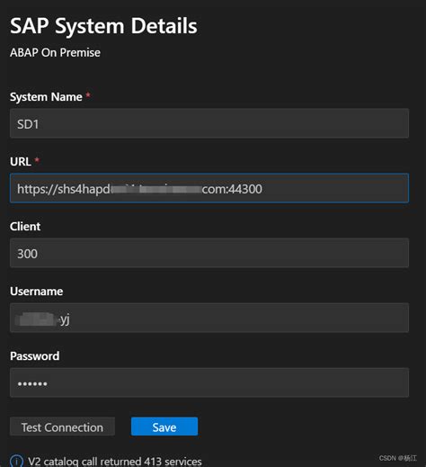 Vscode Sap Systems配置访问sapthe System Url Is Using A Self Signed