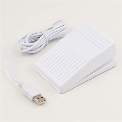 Ikkegol Usb Photoelectric Foot Control Action Mute Switch White 10020w