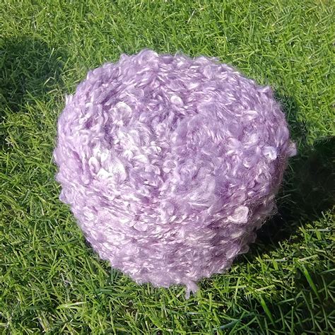 Xmhytop 50g Purple Soft Plush Wool Acrylic Fancy Loop Yarn For Doll Hair Makingcrochet