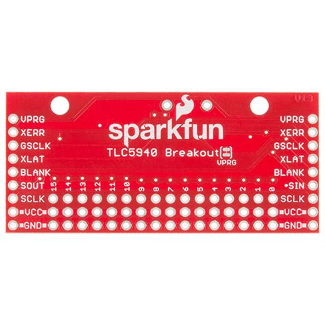 16 Channel LED Driver Breakout TLC5940 SparkFun Arduino Raspberry