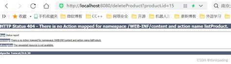 Struts2使用注解时报错there Is No Action Mapped For Namespace Web Infcontent