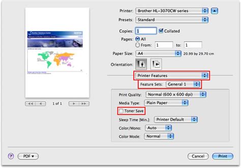 Turn The Toner Save Mode On Or Off Brother