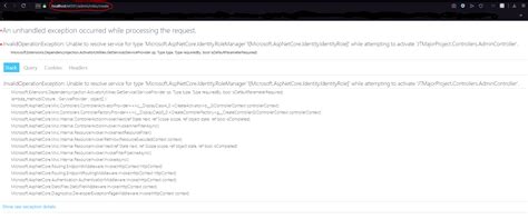 C Aspnet Core Mvc Cant Add Admin Role Stack Overflow