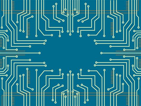 Microchip Line Technology Symbol Abstract Background 533008 Vector Art