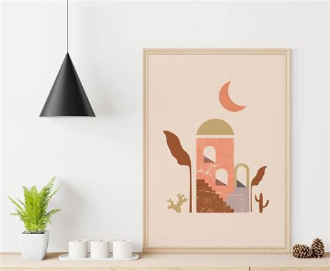 Feminist Middle Finger Wall Art Print Mid Century Modern Fashion