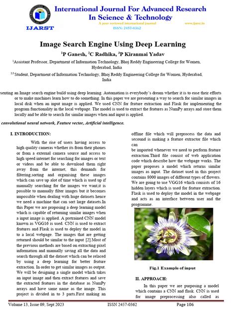 Image Search Engine Using Deeplearning Pdf
