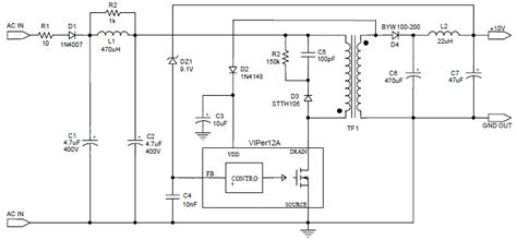 Viper12a Smps Buck Regulator Ic Pinout Datasheet Features 50 Off