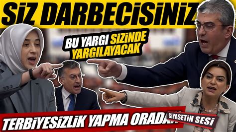 Mecliste Özlem Zengin e İnsanlık Dersi Terbiyesizlik yapma Siz