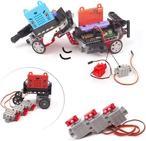 Programmable Geekservo Compatible With Standard Building Blocks For