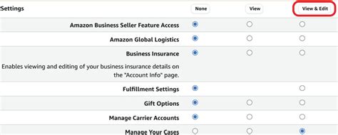 Setting User Permissions In Seller Central For Reimbursement Services
