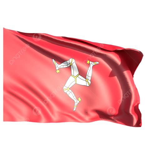 Isle Of Man Flag Waving Isle Of Man Flag Isle Of Man Flag Waving
